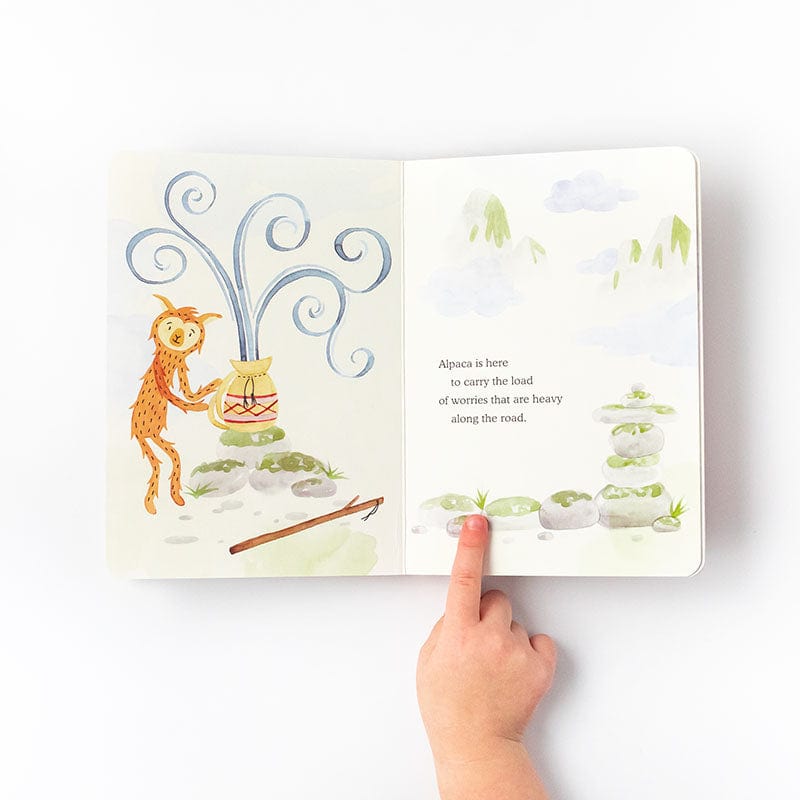 Comforting Kids With Anxiety - Alpaca Anxiety Book – Slumberkins